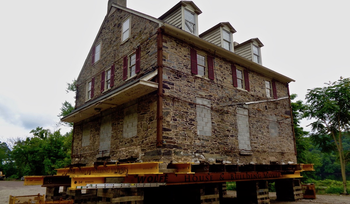 How Do You Move a 387-Ton Historic Stone Building? - New Hope Free Press