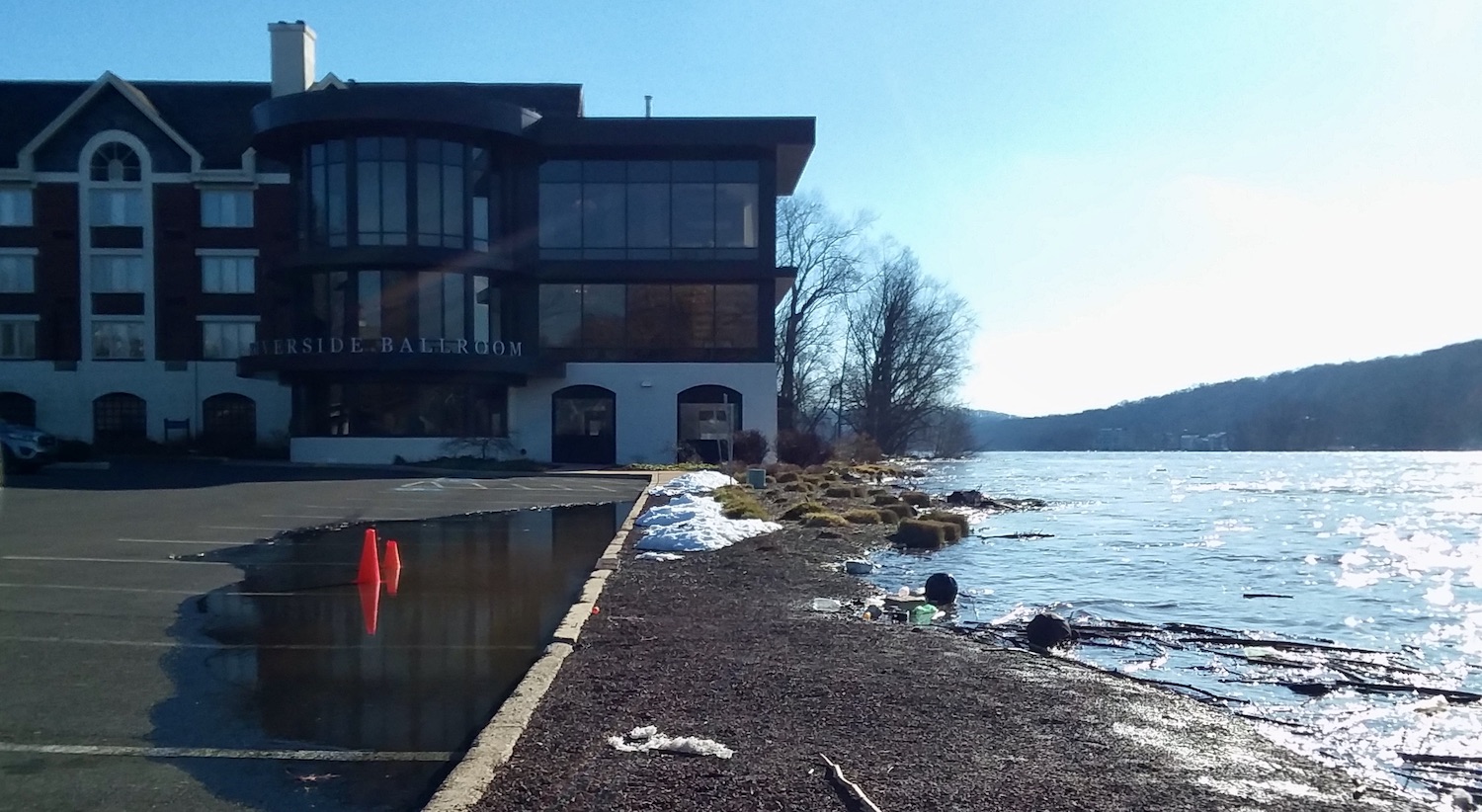 Delaware River at New Hope-Lambertville running high, but not ...