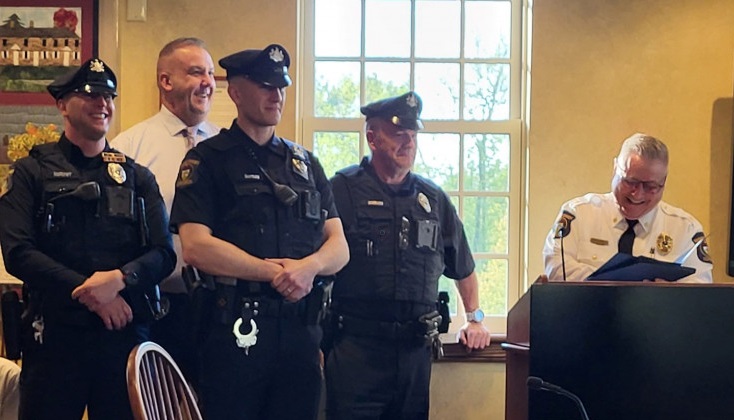 New Officer Sworn In, Others Recognized For Actions - New Hope Free Press