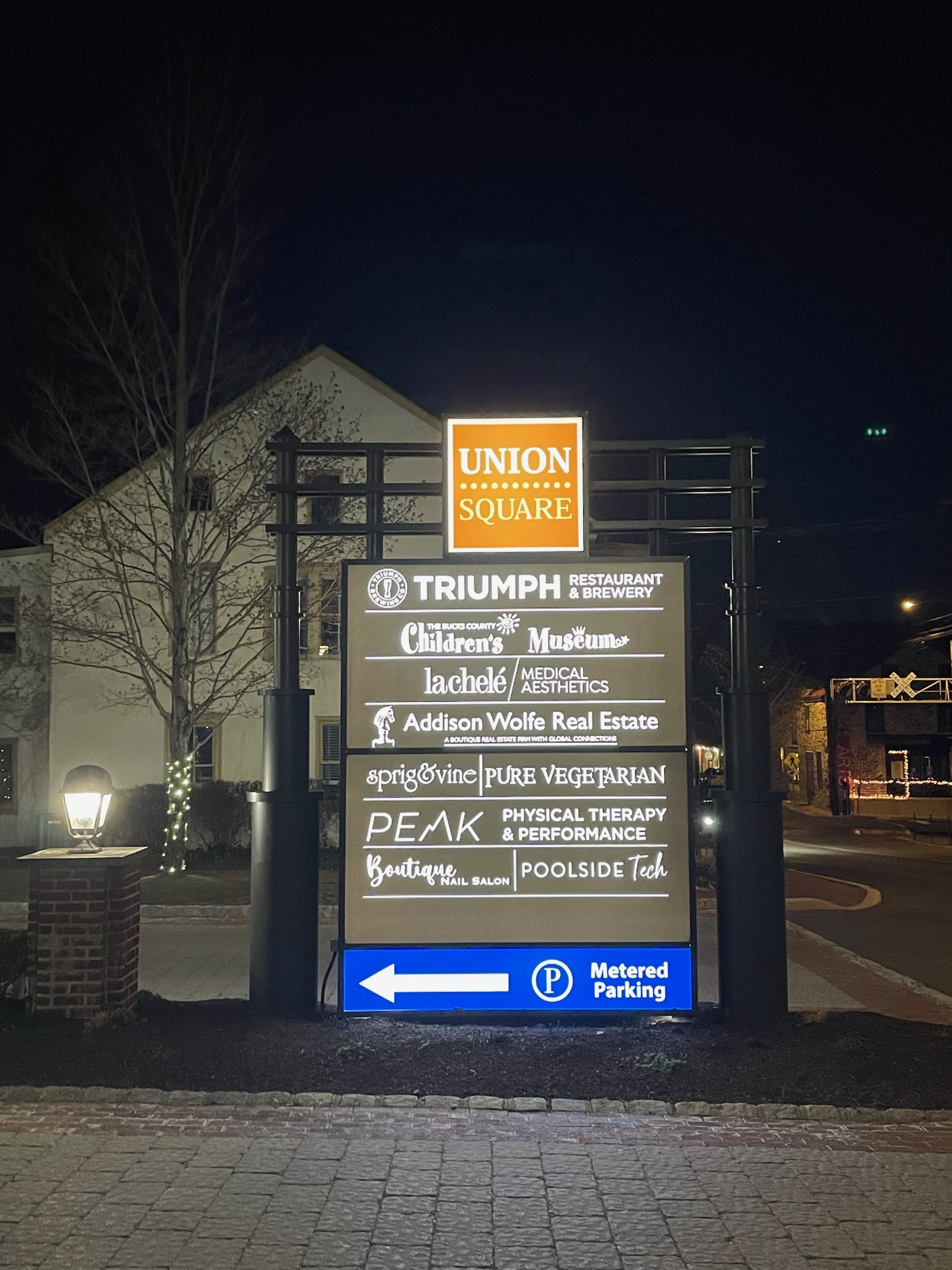 New Sign Erected At Union Square - New Hope Free Press