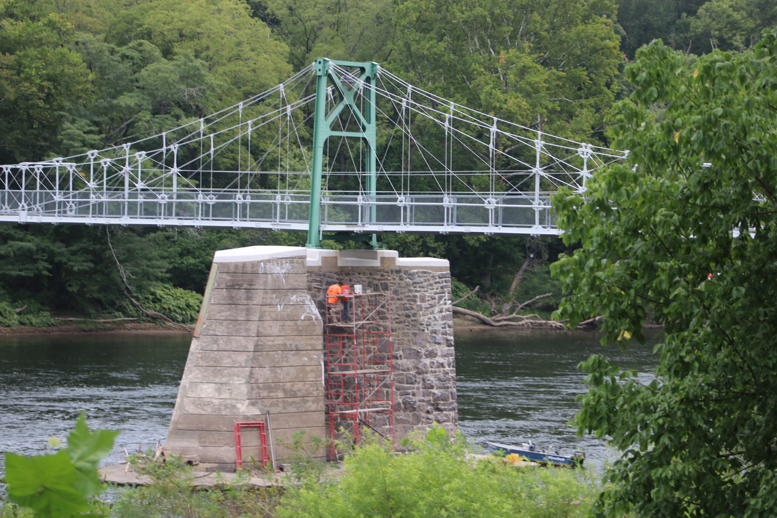 Repairs Underway On Lumberville-Raven Bridge Over Delaware River - New ...