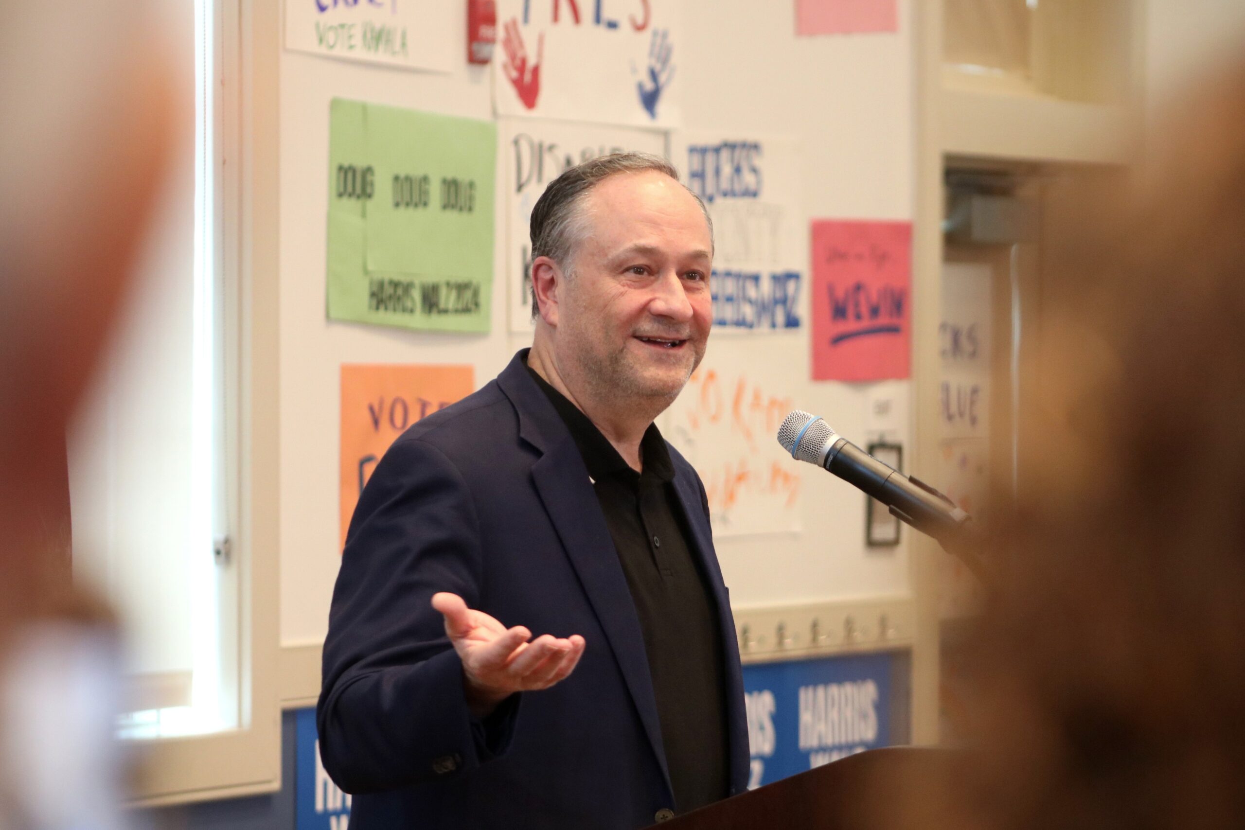 Second Gentleman Doug Emhoff Campaigns In Bucks County - New Hope Free ...