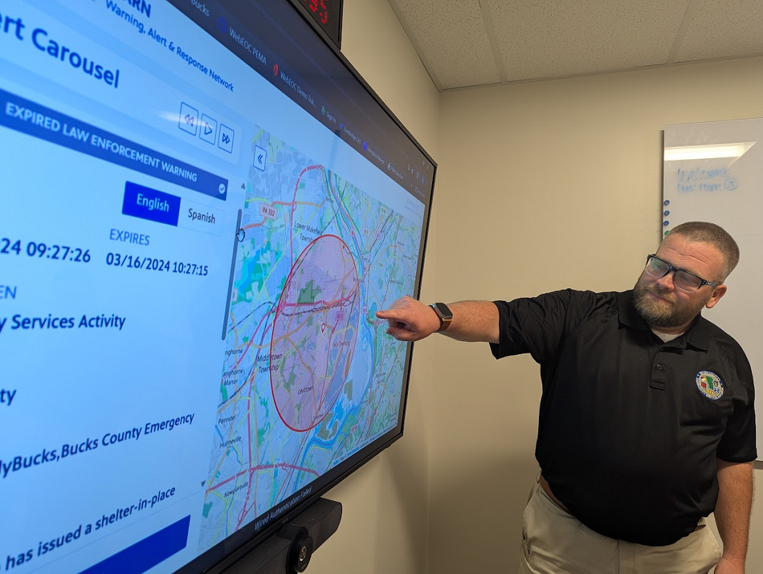 EXCLUSIVE: A Behind-The-Scenes Look At Bucks County's Emergency Alert ...