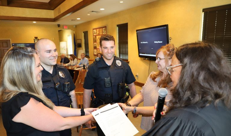 Solebury Police Welcome New Officers, Promotes Detective - New Hope ...